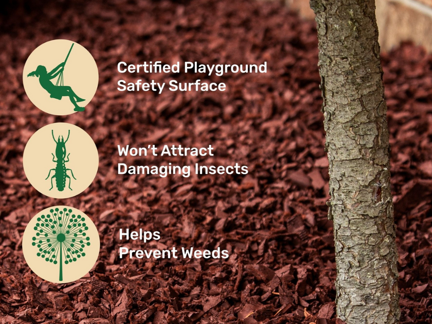 Red Rubber Playground Mulch | Durable, Eco-Friendly & Made in the USA ...