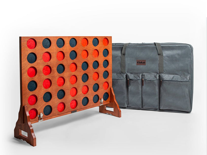 Giant 4 in a Row Game | Wooden Connect Four Outdoor Game – River City ...